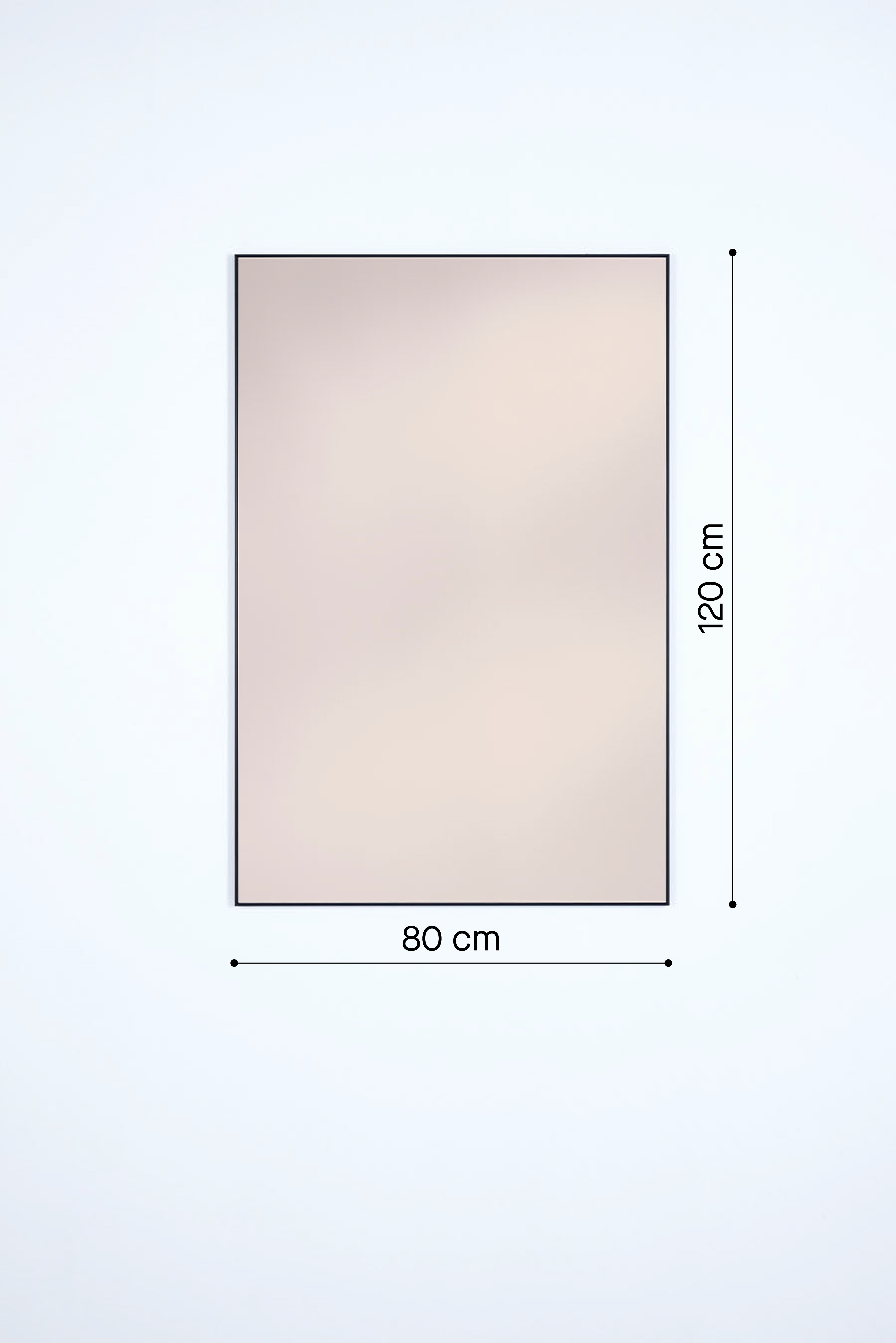 Lucka Bronze Black Rect. - Deknudt Mirrors