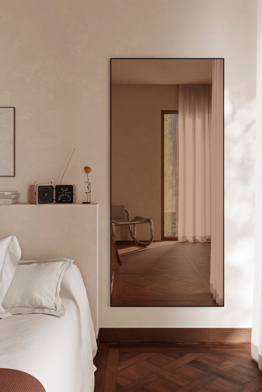 Lucka Bronze Black XL - Deknudt Mirrors