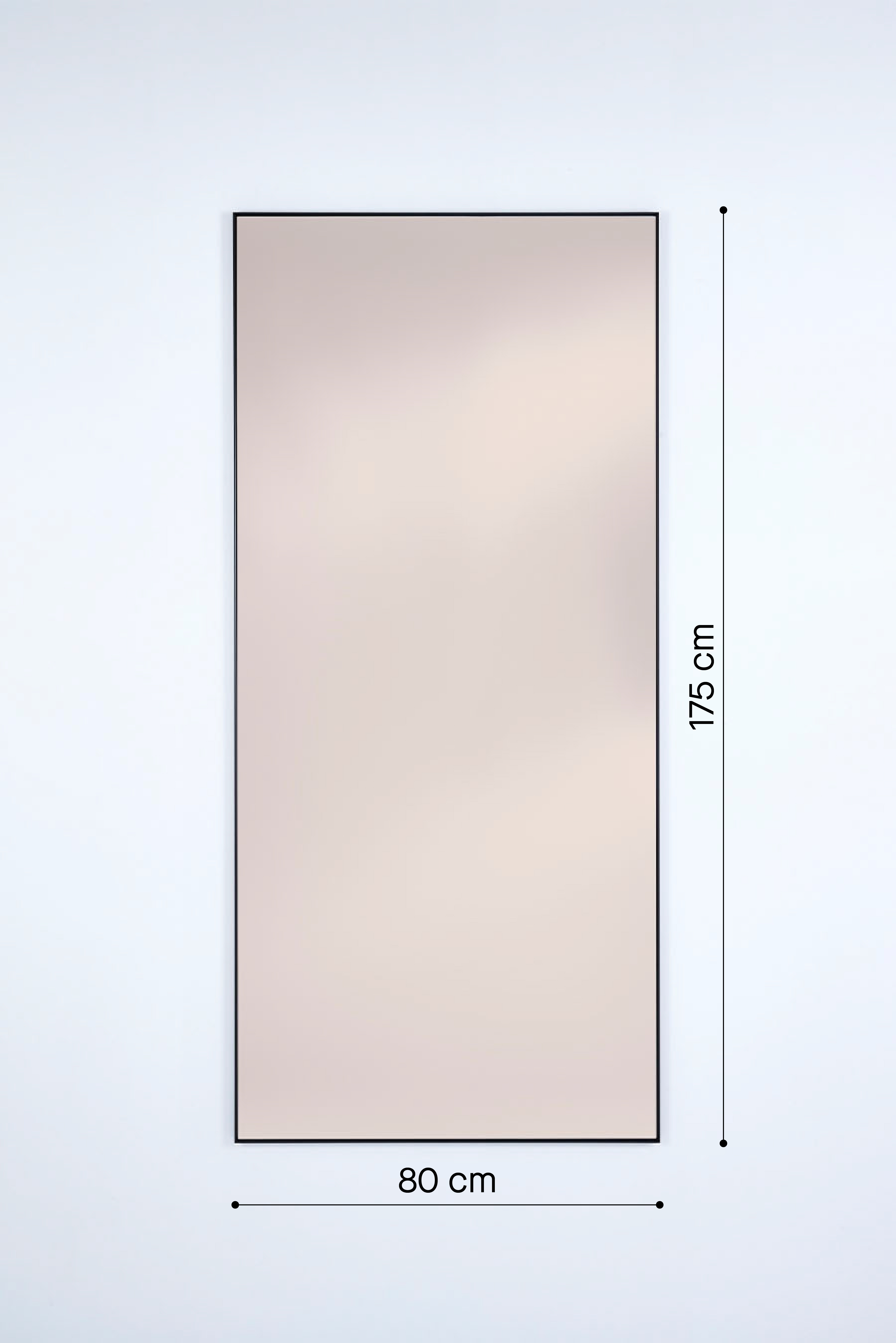 Lucka Bronze Black XL - Deknudt Mirrors